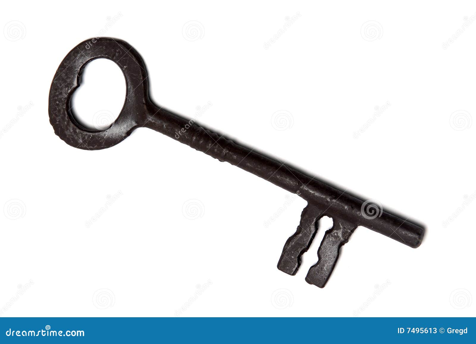 Metal Key stock image. Image of tarnish, iron, aged, steel - 7495613