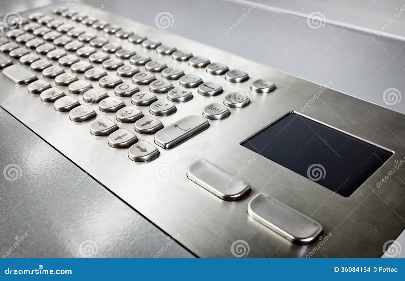 Metal keyboard stock photo. Image of diagonal, closeup - 36084154