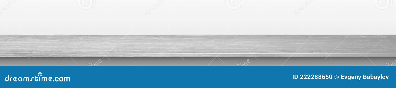 Metal Kitchen Countertop, Iron Texture, Large Table on a White ...