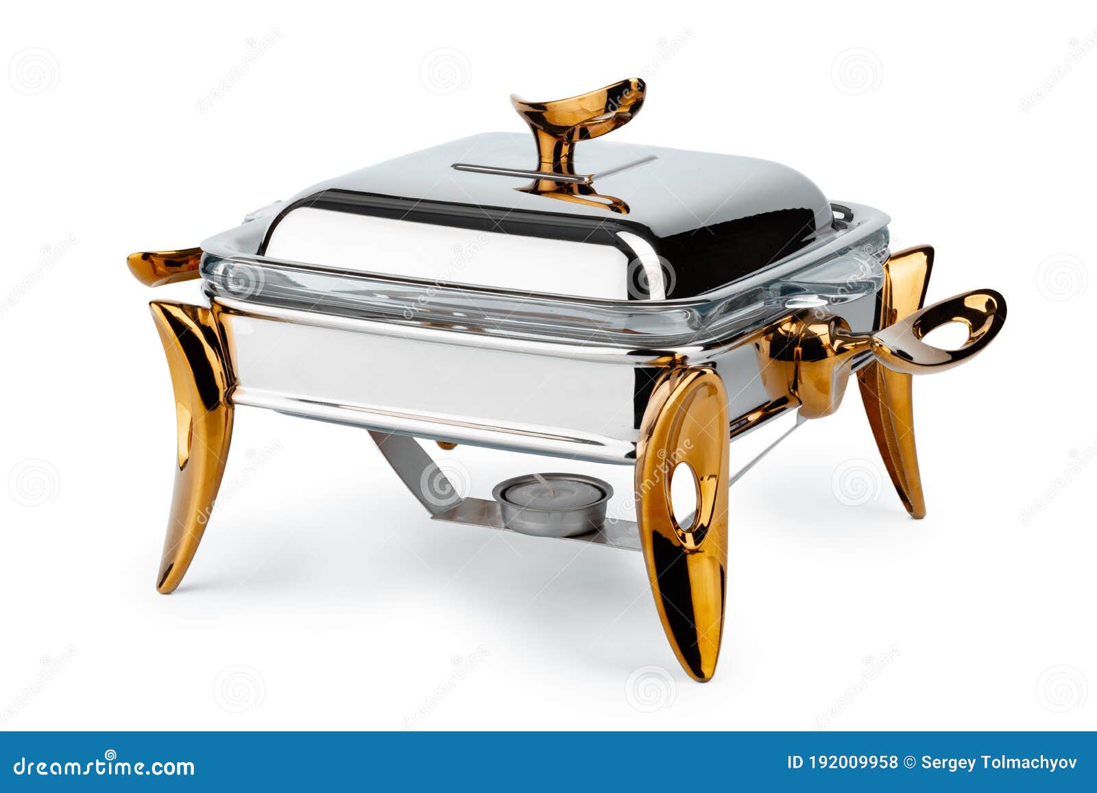 Metal Kitchenware for Food Catering Service Buffet Stock Photo - Image ...