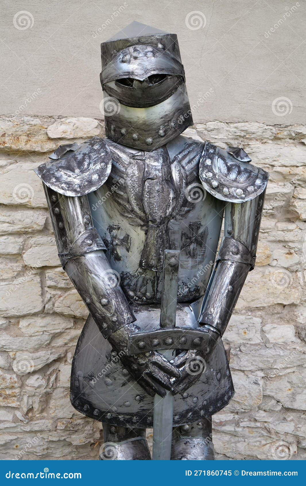 Metal Knight Armours with Sword Editorial Image - Image of immemorial ...