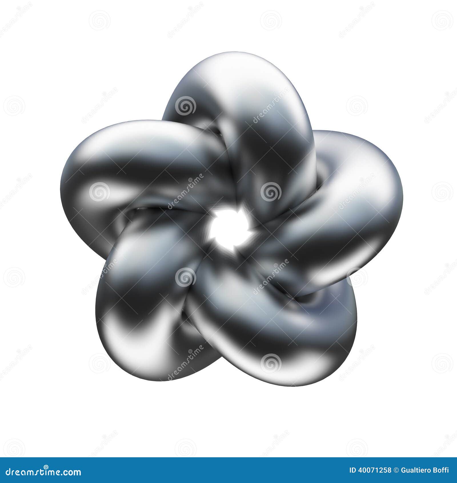 Metal knot stock illustration. Illustration of symbol - 40071258