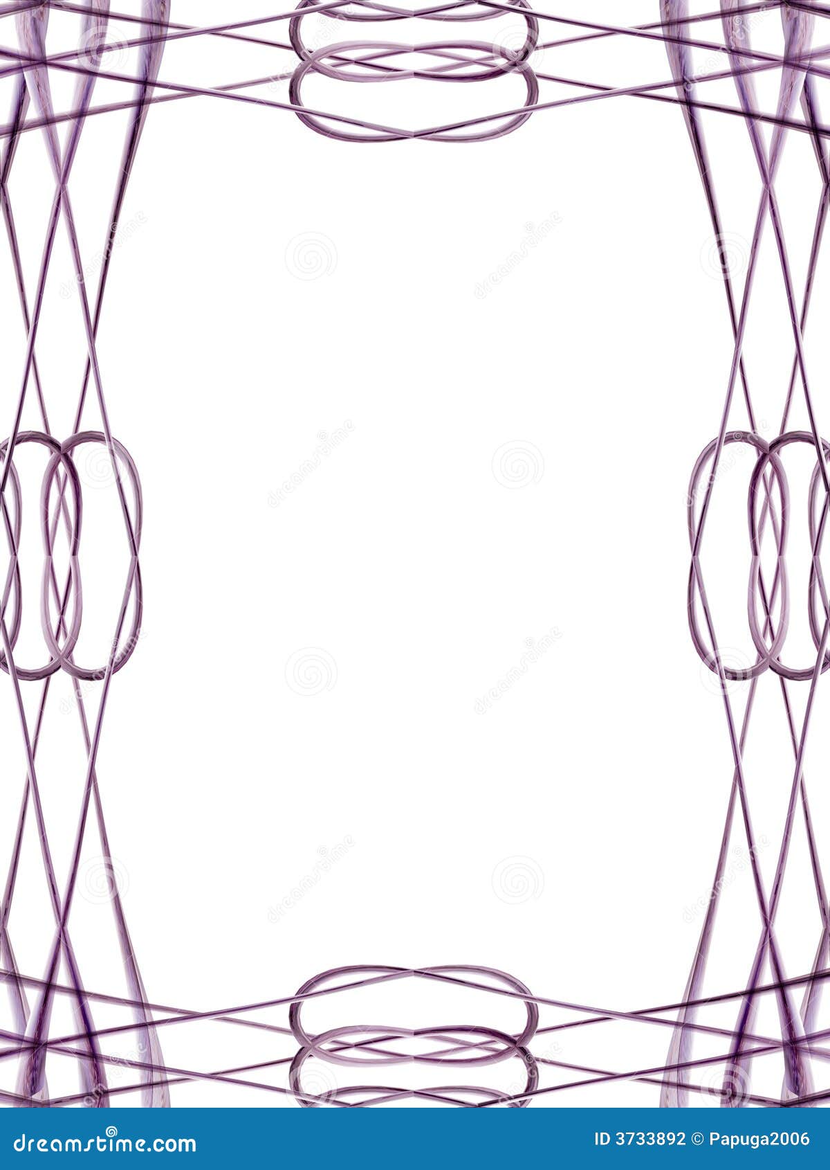 Metal knots frame stock illustration. Illustration of metal - 3733892