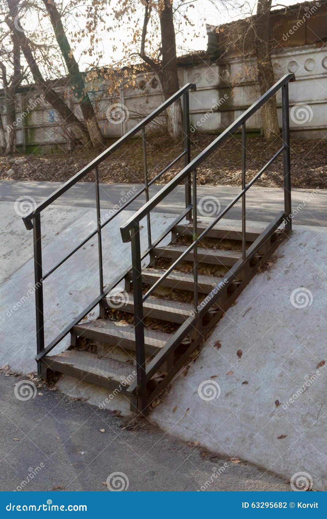 Metal ladder stock photo. Image of structure, buildings - 63295682