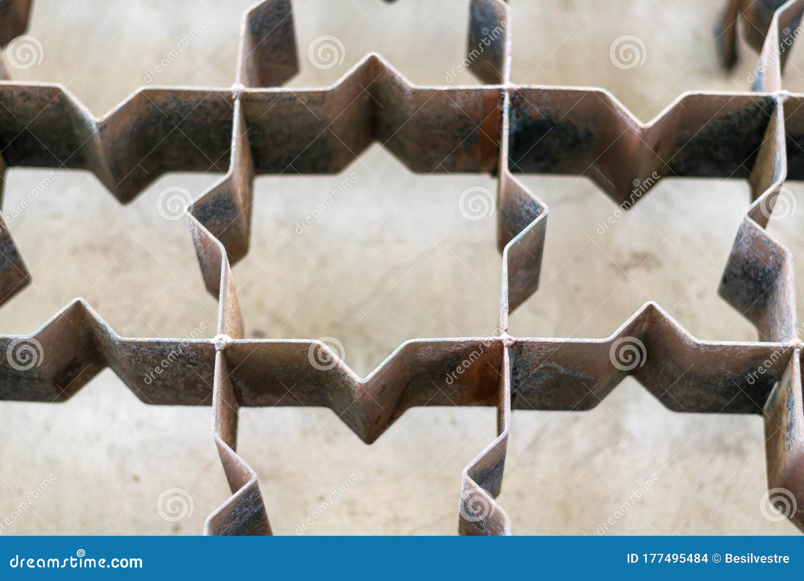 Metal Lattice with Star Shape Stock Photo - Image of modern, mesh ...