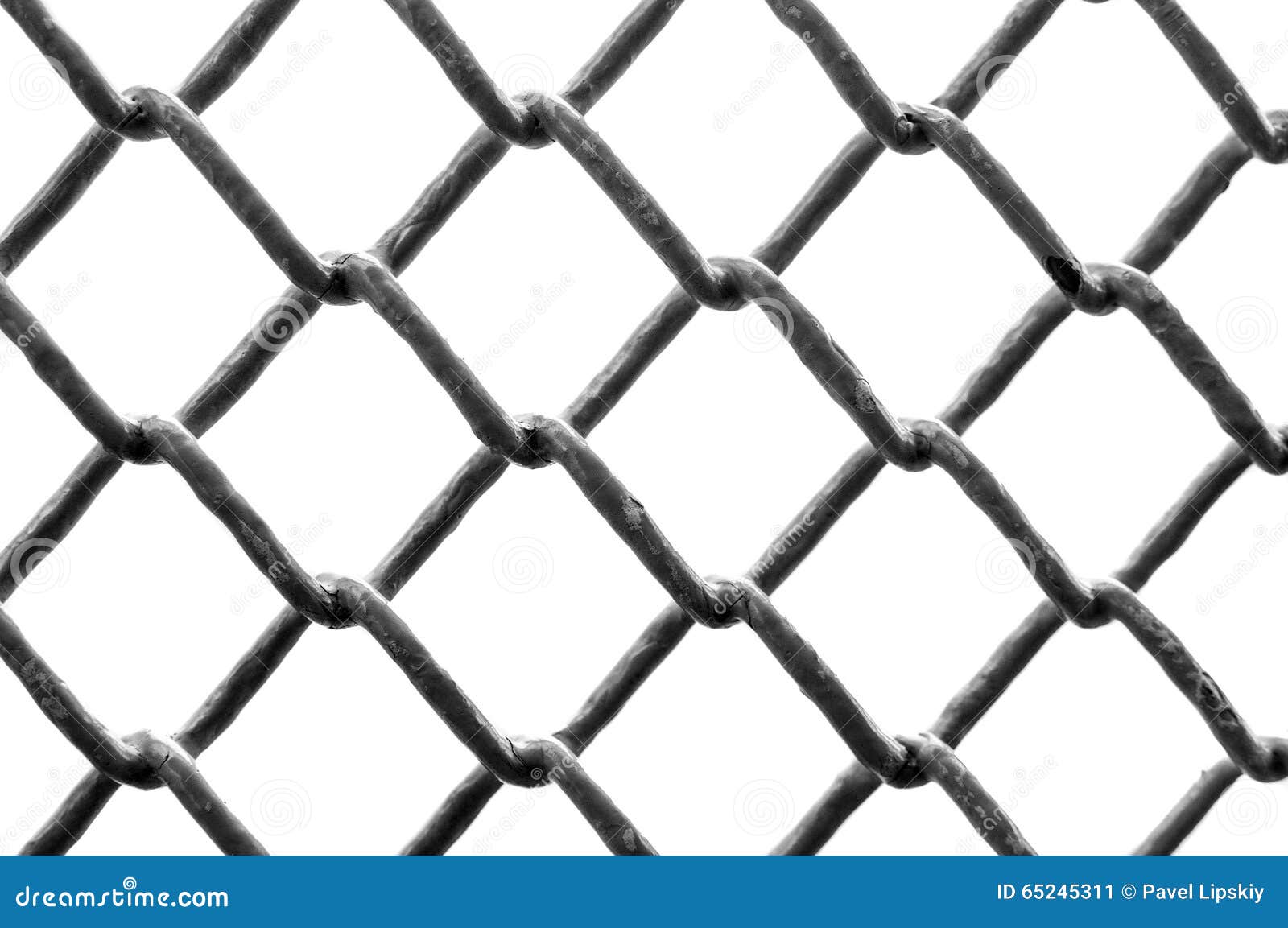Metal Lattice on White Background Stock Image - Image of gothic, jail ...