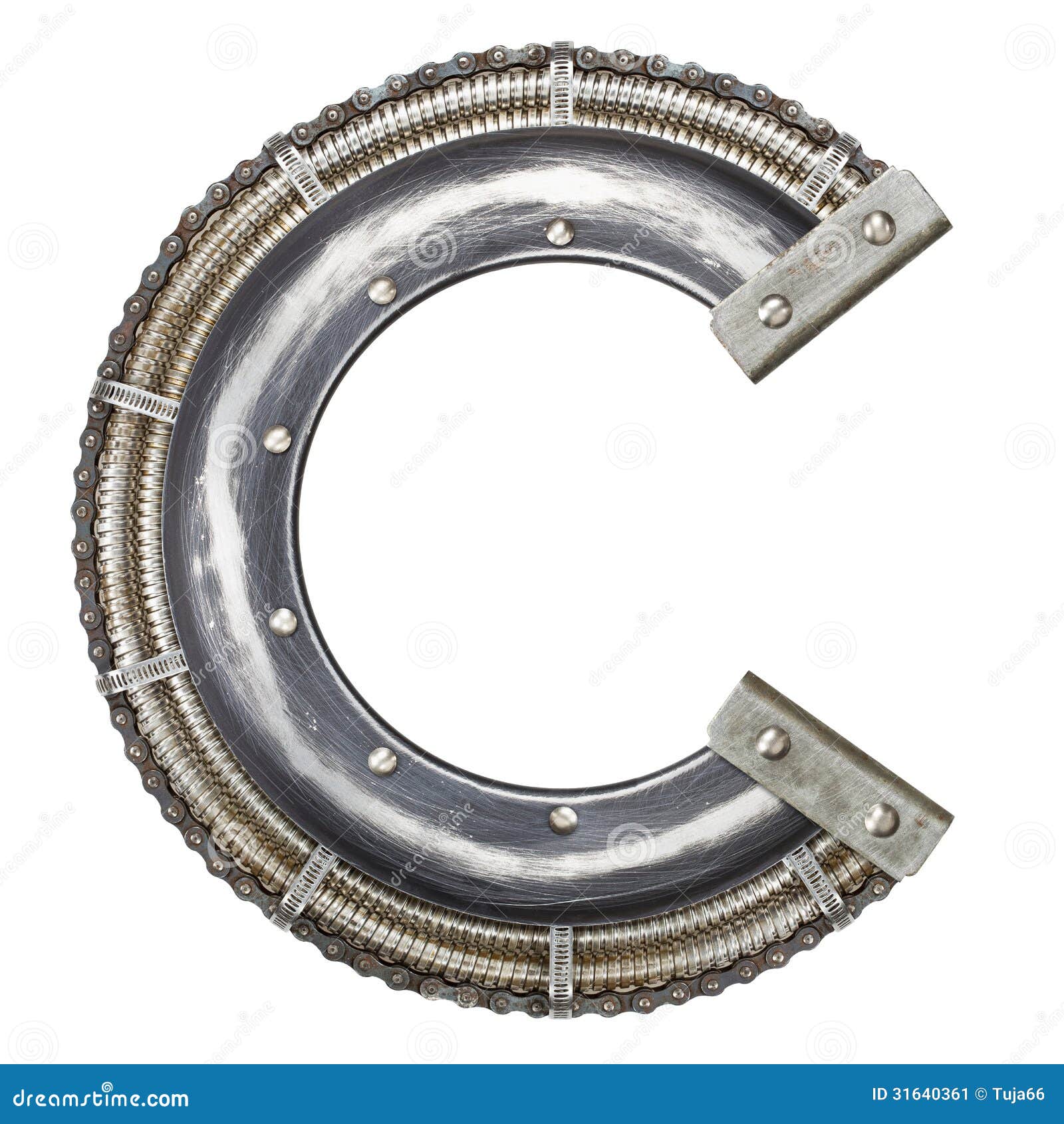 Metal letter stock image. Image of industry, bolt, grunge - 31640361