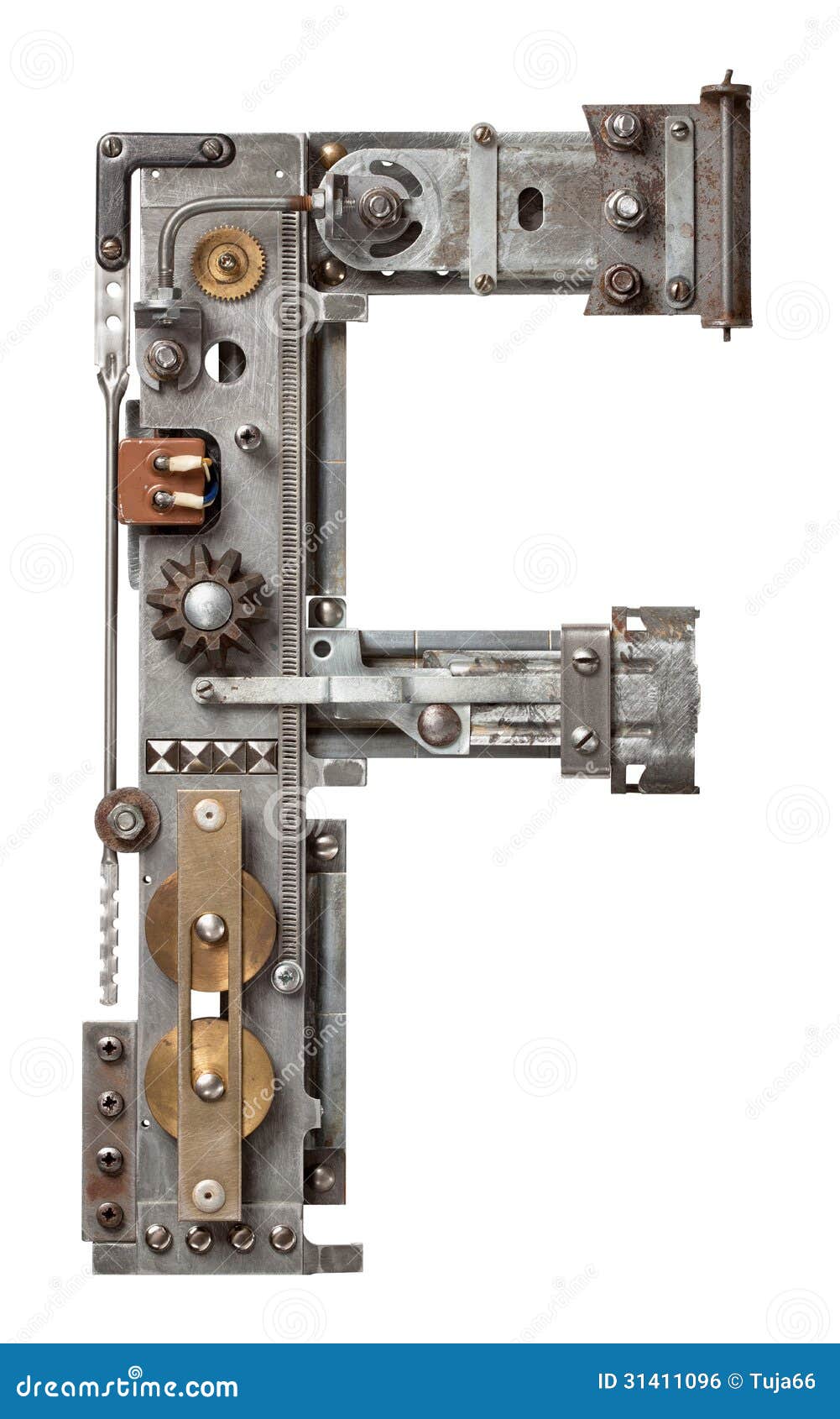 Metal letter stock photo. Image of rust, garage, alphabet - 31411096