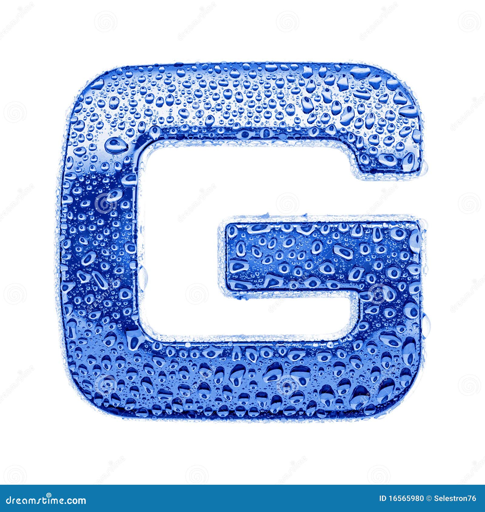 Metal Letter & Water Drops - Letter G Stock Photo - Image of email ...