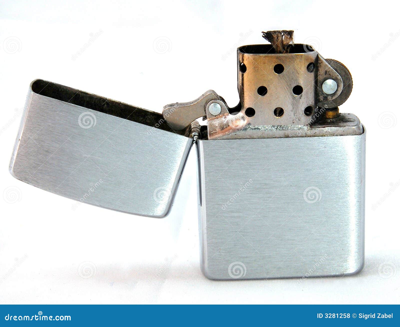 Metal lighter stock photo. Image of isolated, item, cigarette - 3281258