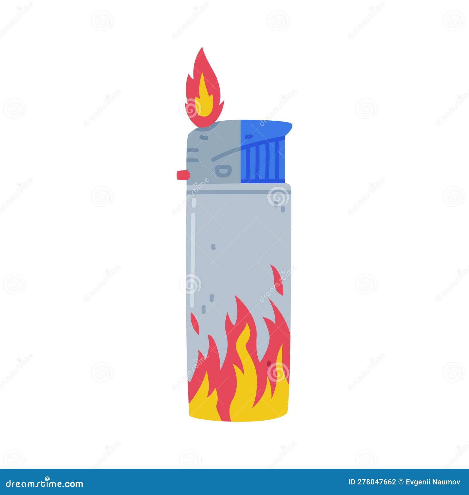 Red Lighter As Portable Device For Igniting Cigarette And Generating ...