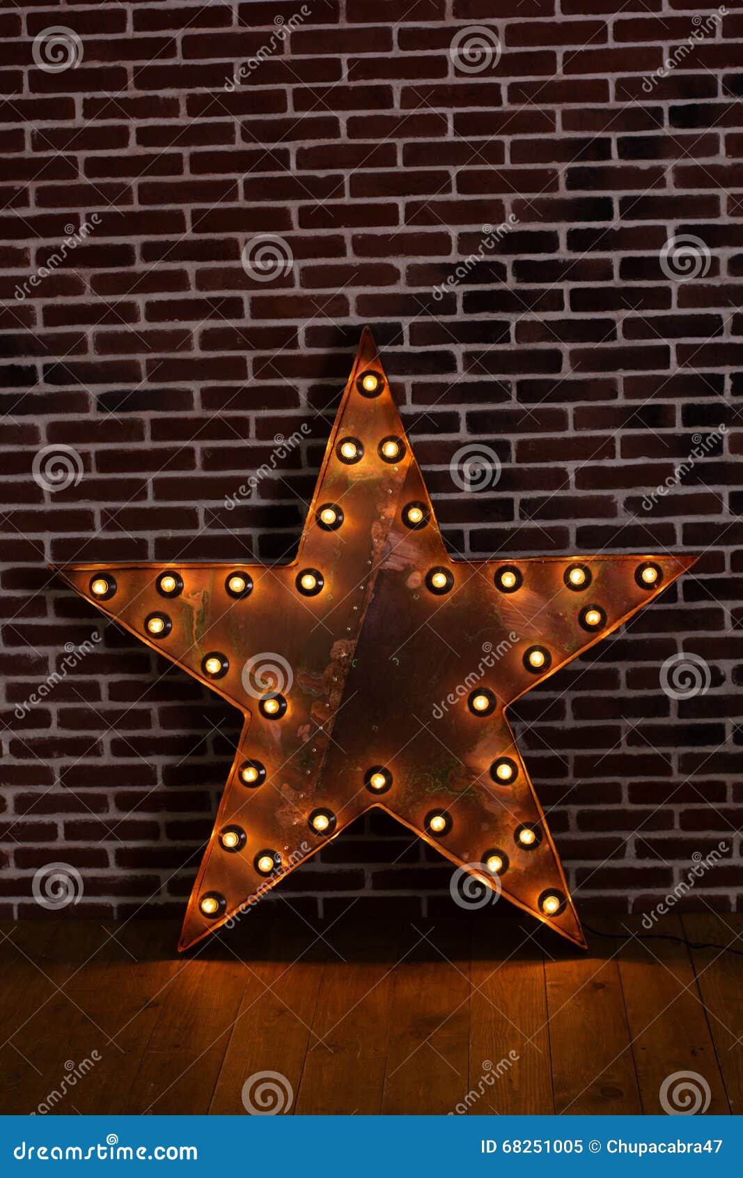 Metal Lighting Colorful Five-pointed Star Stock Image - Image of glare ...