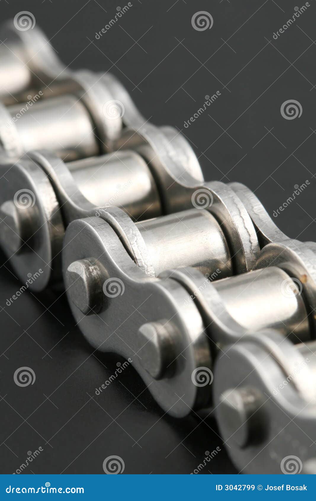 Metal link chain stock image. Image of machine, industry - 3042799