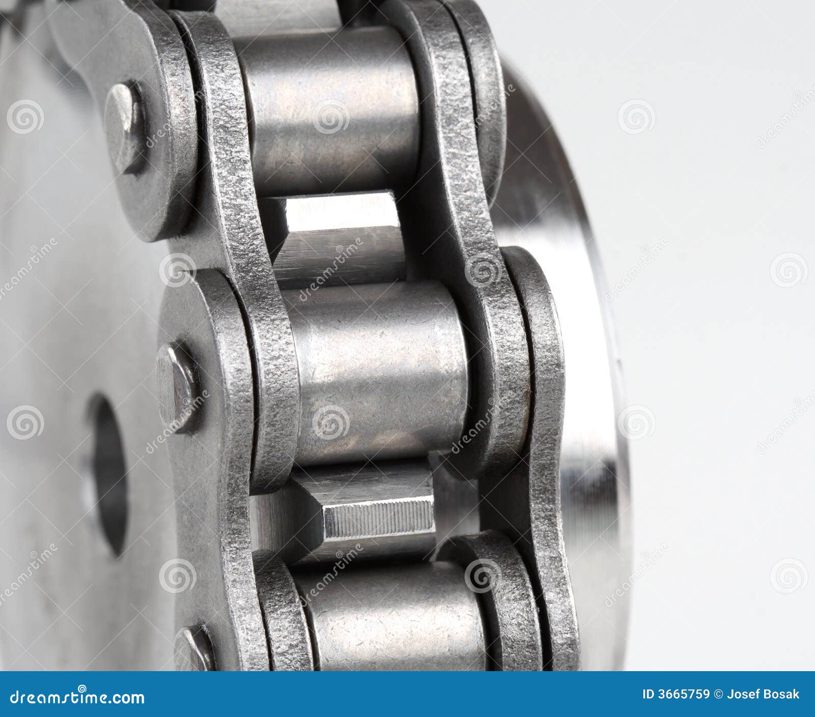 Metal Link Chain and Cogwheel Stock Image - Image of cycling, concept ...