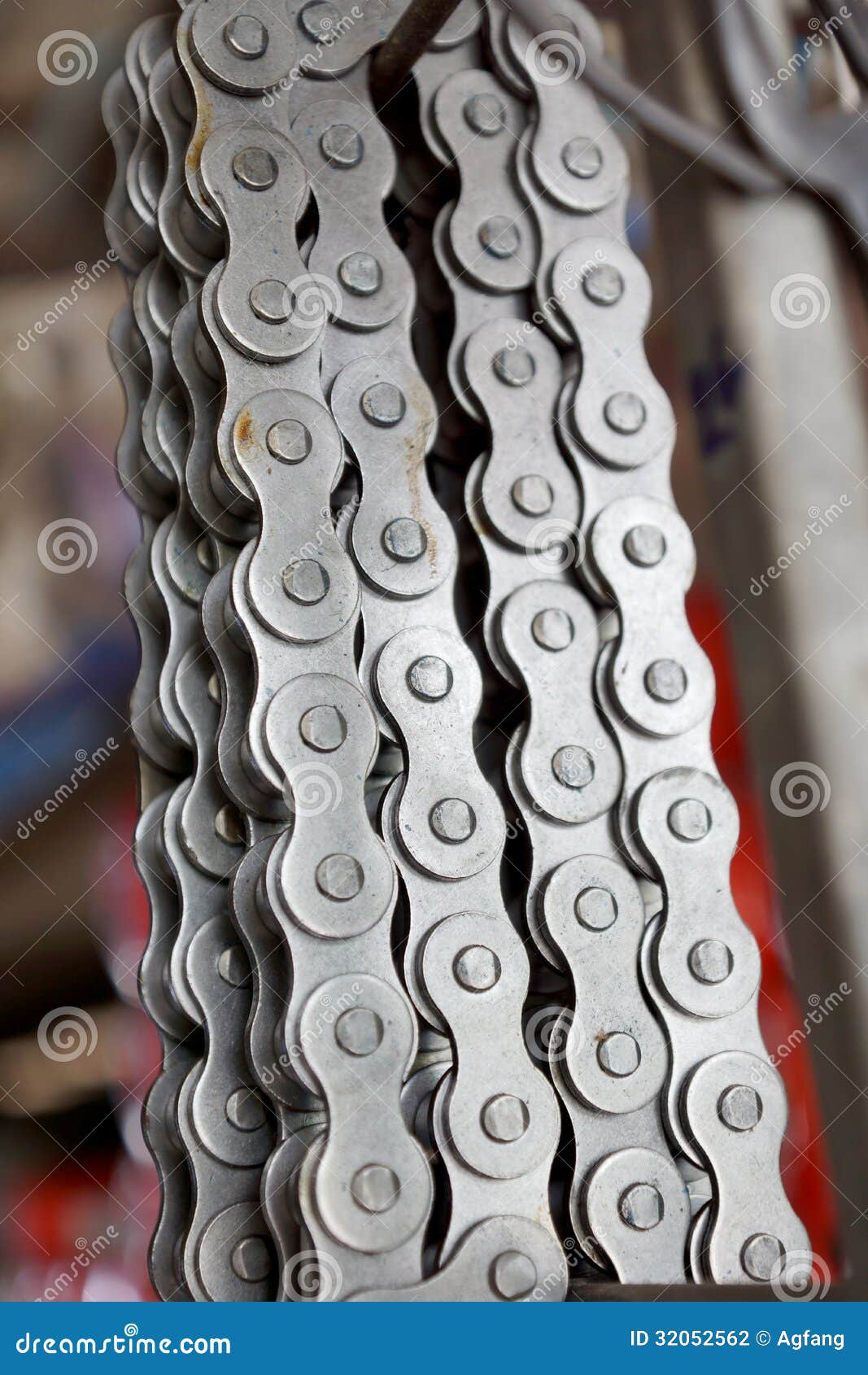 Metal link chain stock photo. Image of iron, line, facility - 32052562