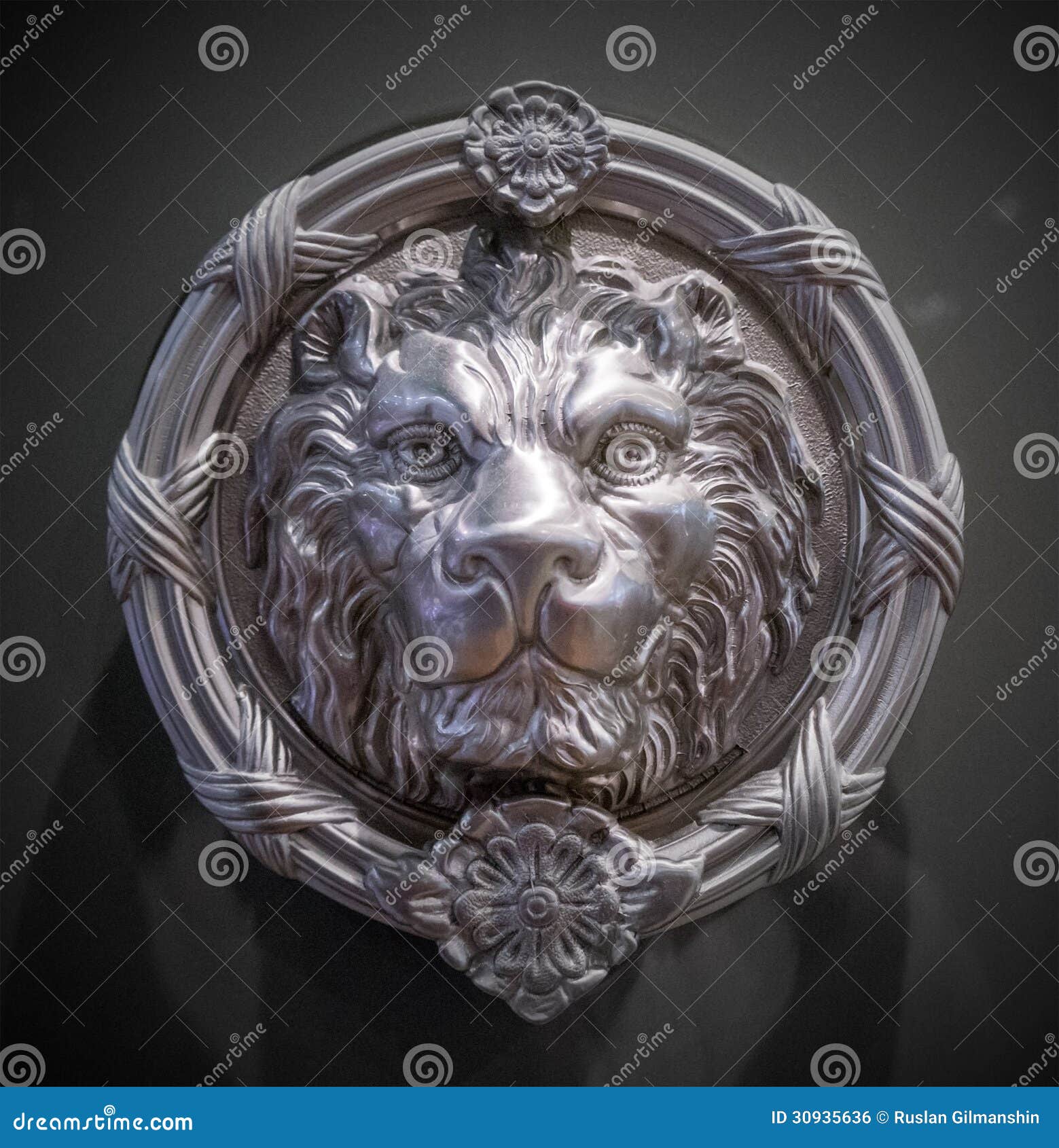 Metal lion head stock photo. Image of medieval, metal - 30935636