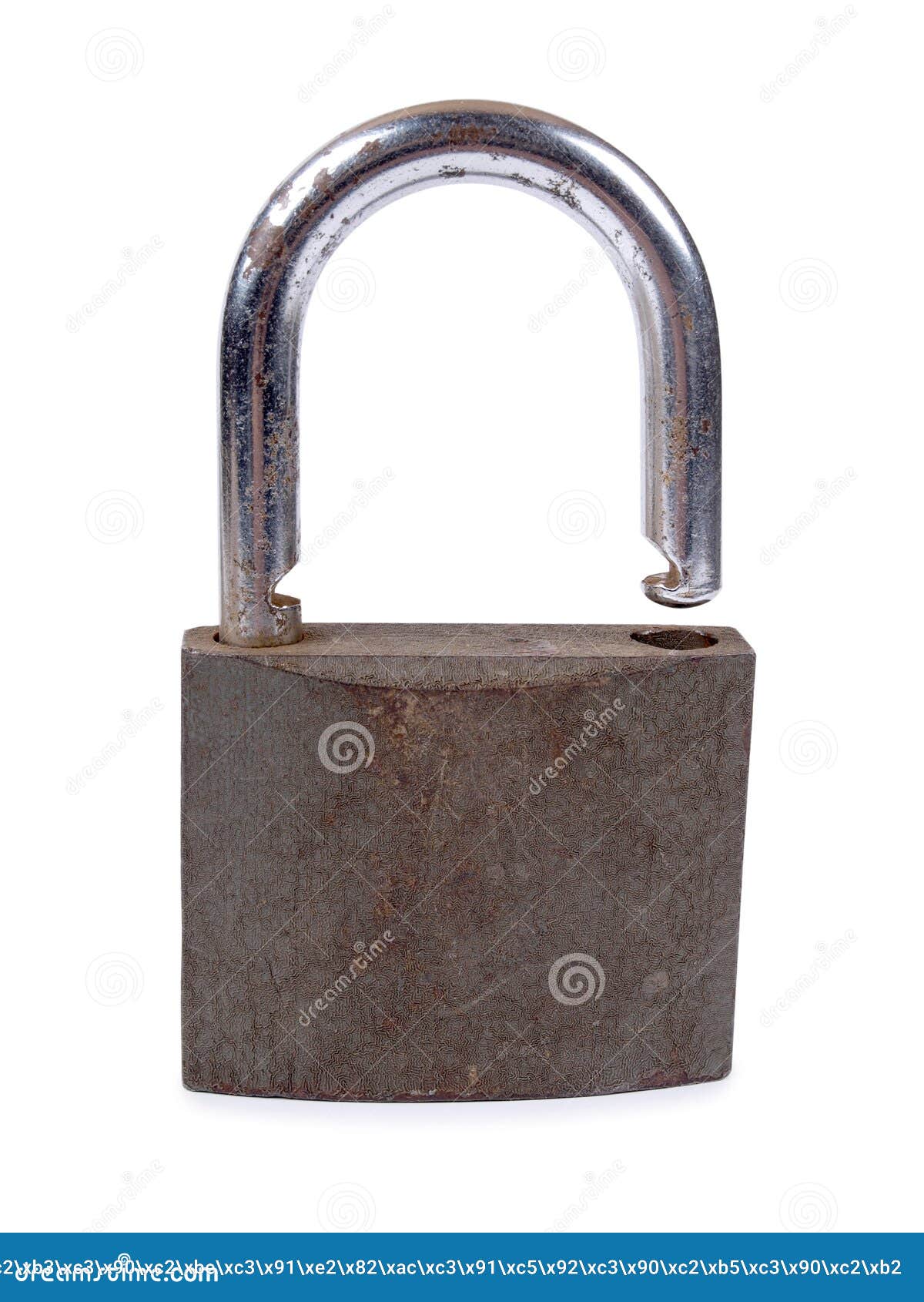 Metal lock stock photo. Image of rust, lock, grunge, clef - 28549084
