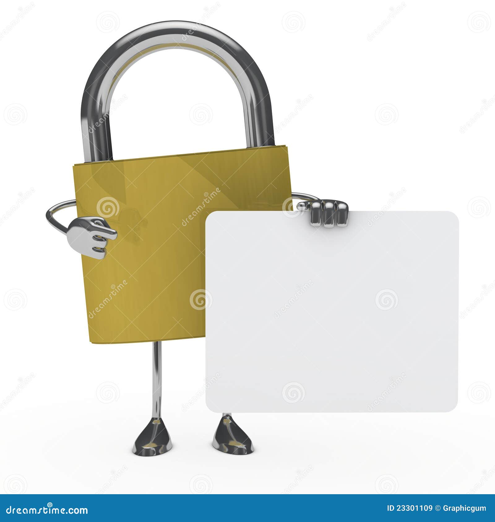 Metal Lock Figure Royalty-Free Stock Photography | CartoonDealer.com ...