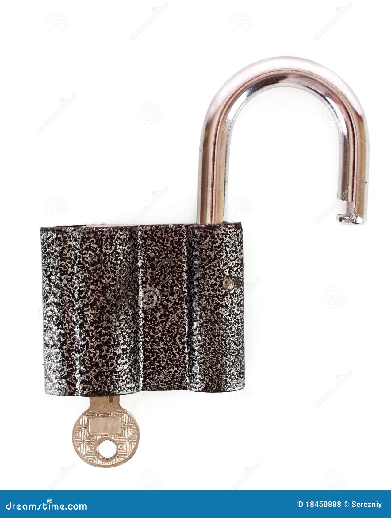 Metal Lock and Key Isolated Stock Photo - Image of element, safeguard ...