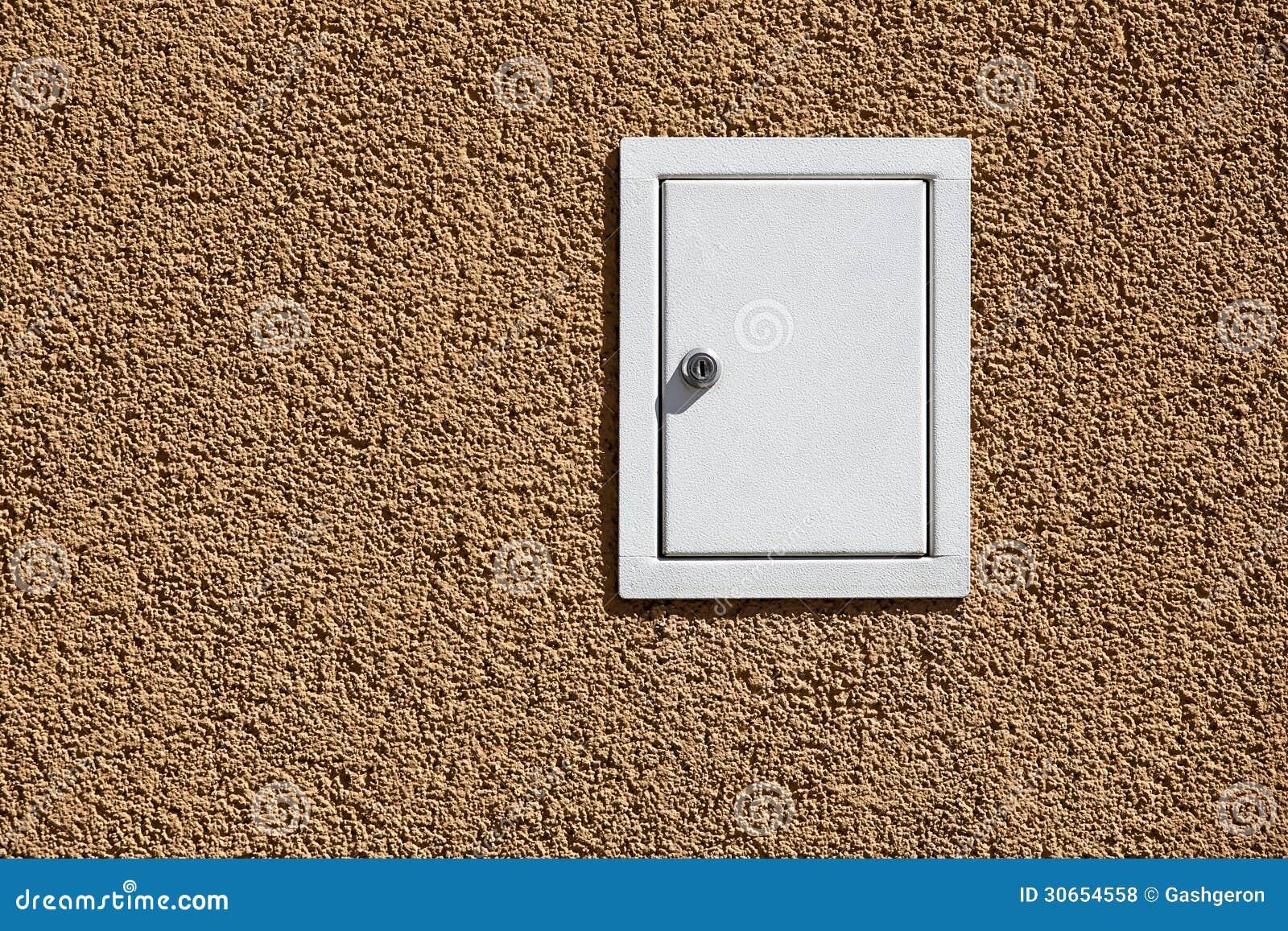 Metal locker in the wall stock photo. Image of safes - 30654558