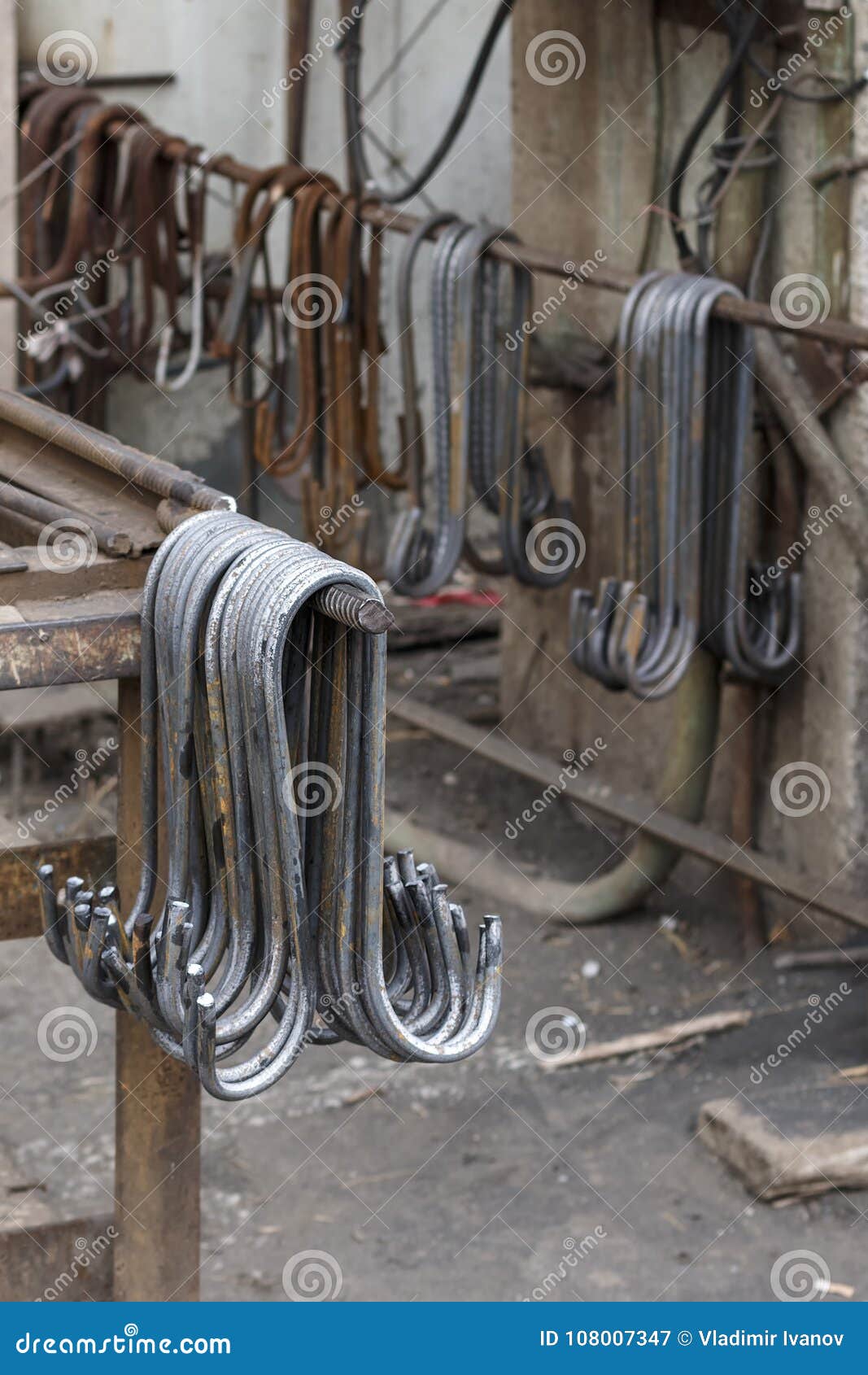 Metal Loop for Concrete Products Stock Image - Image of concrete, loop ...
