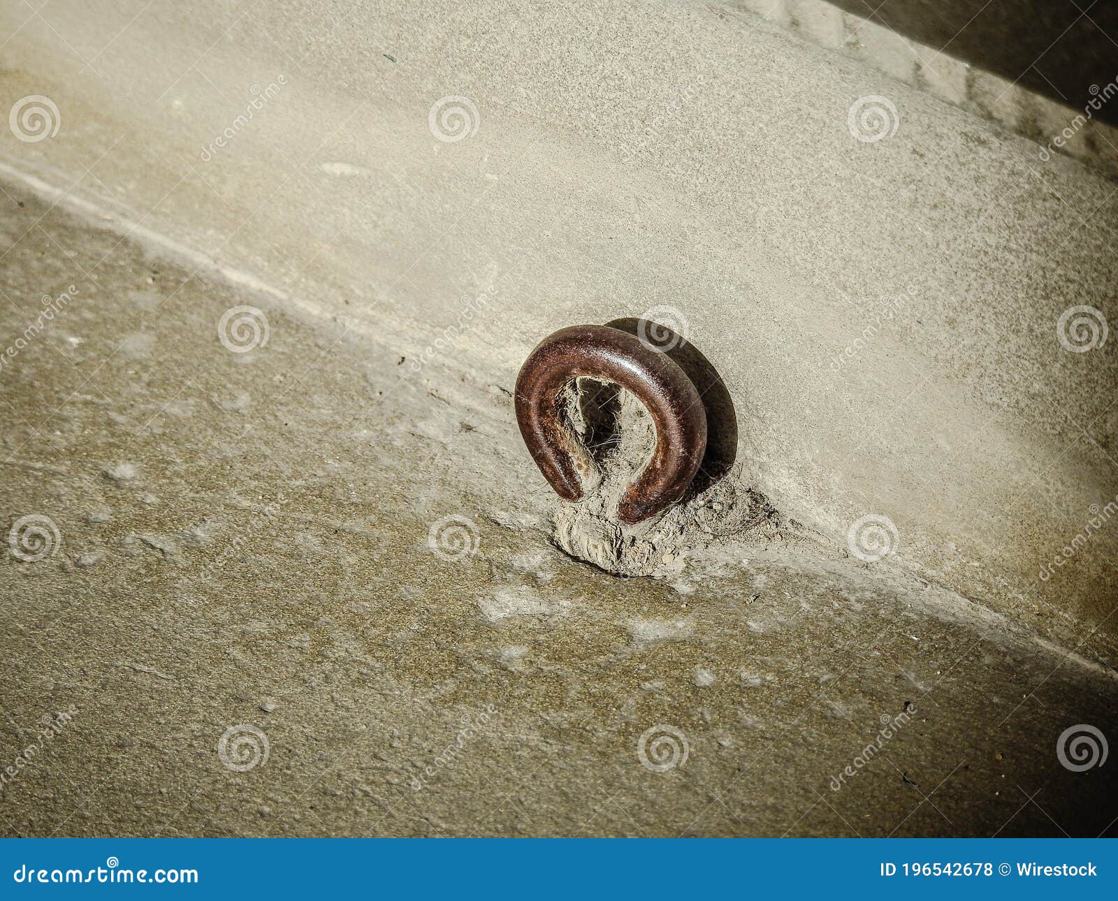 Metal Lug in Front of a Stone Stair Stock Photo - Image of stone ...
