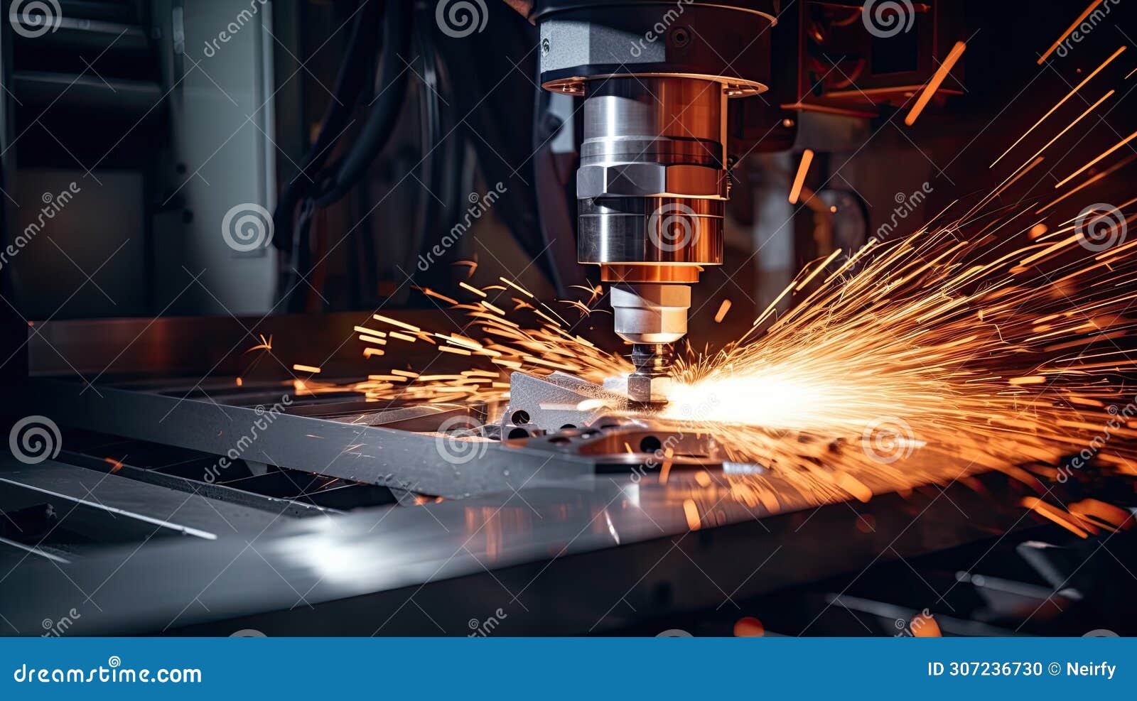 Metal Machine Tools Industry CNC Stock Photo - Image of engineer, metal ...