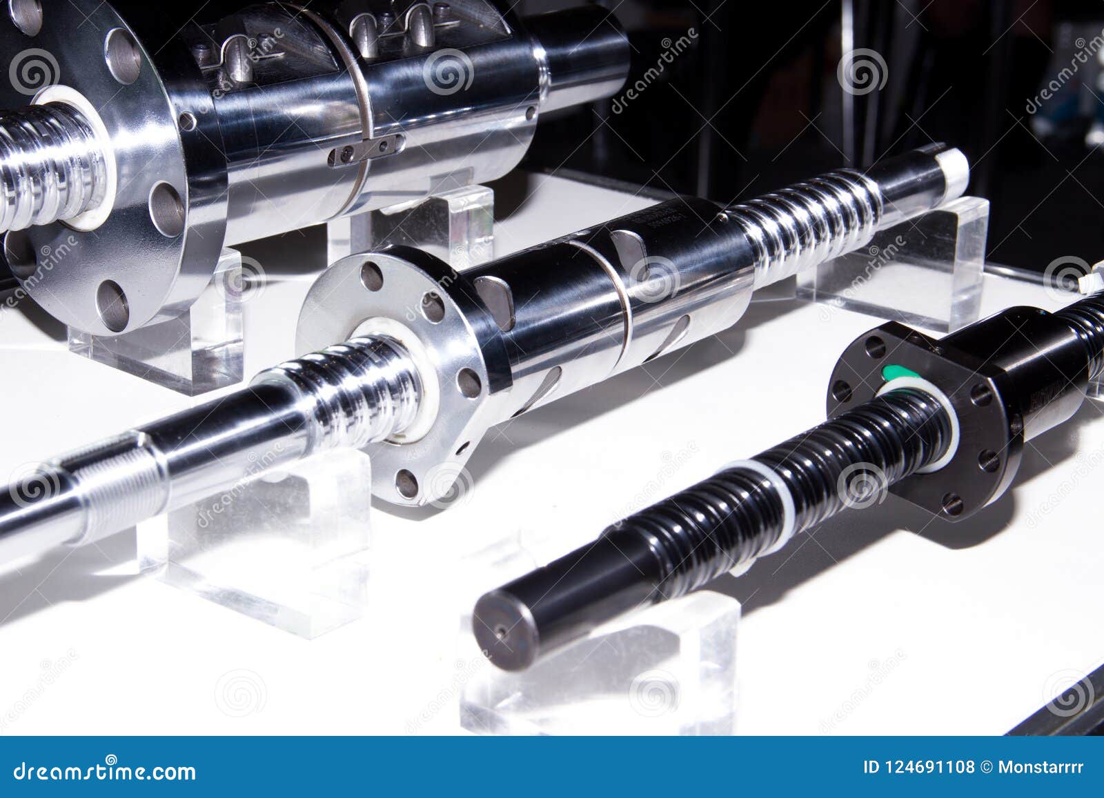 Metal Machine Tools Spindle As Part of CNC Stock Photo - Image of ...