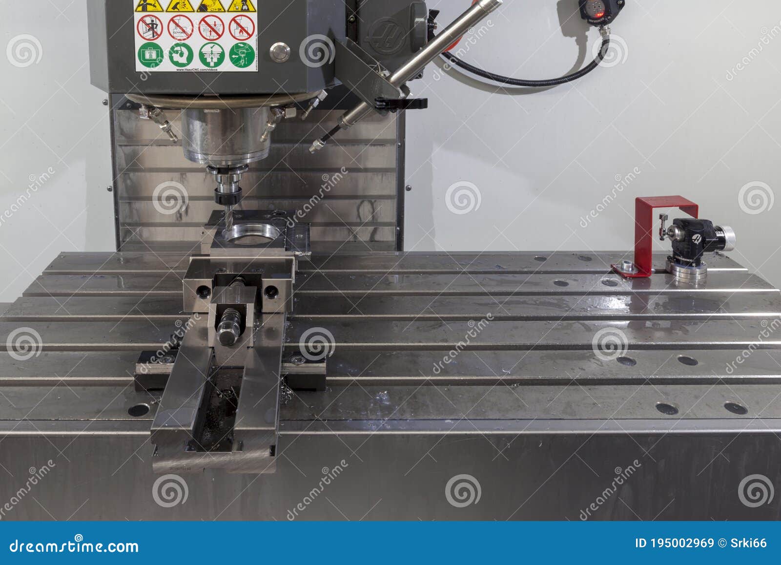 Metal machining tools stock image. Image of accuracy - 195002969