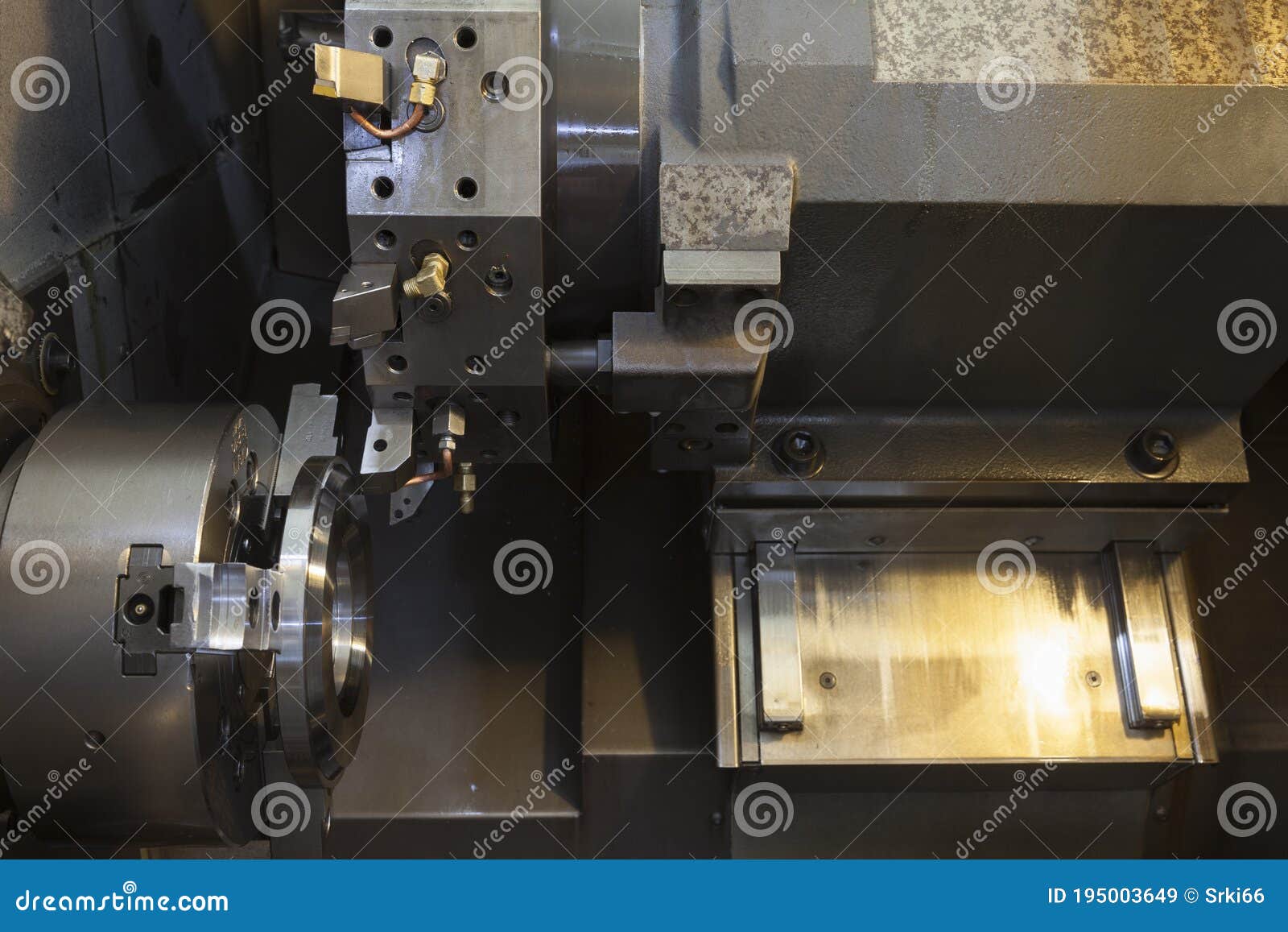 Metal machining tools stock image. Image of production - 195003649