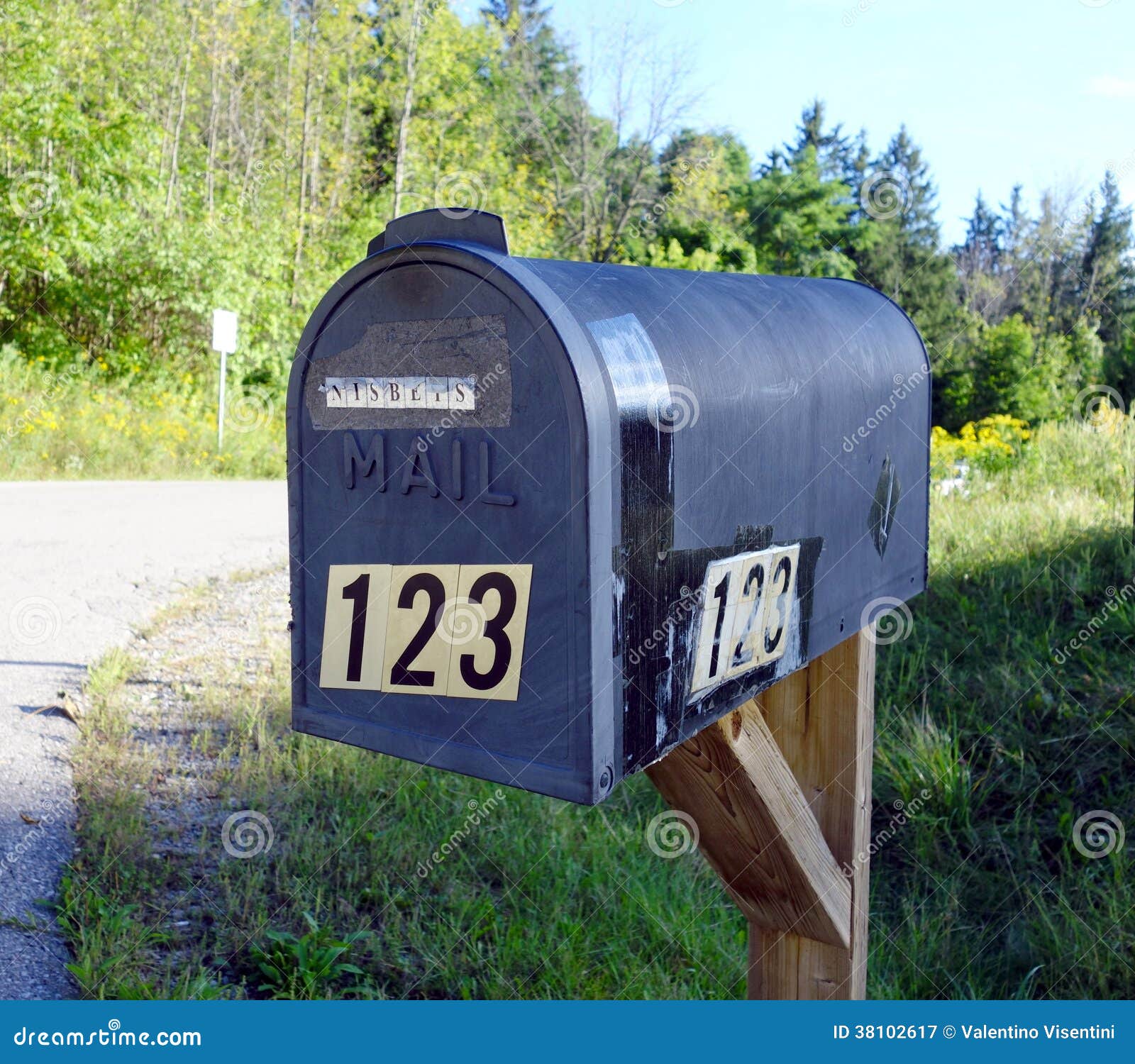 Metal Mailbox stock image. Image of outdoors, canada - 38102617