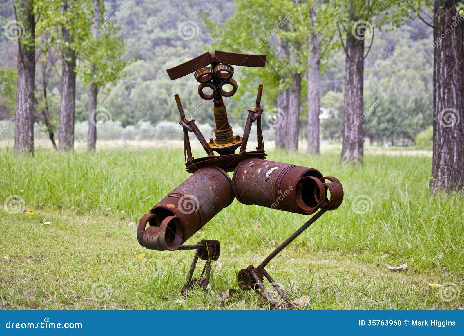 Metal man stock photo. Image of vintage, vacation, face - 35763960