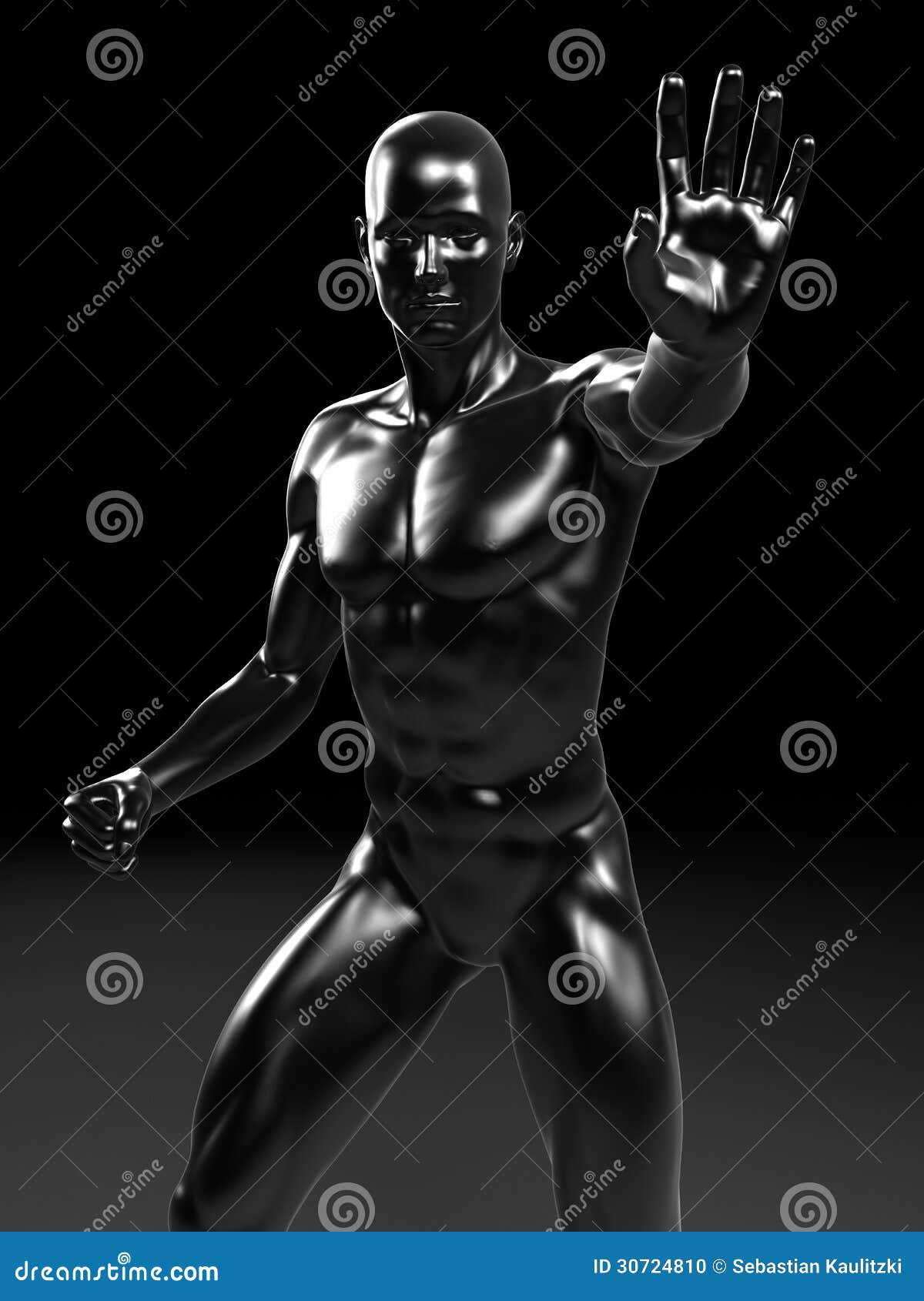 Metal man stock illustration. Illustration of hooligan - 30724810