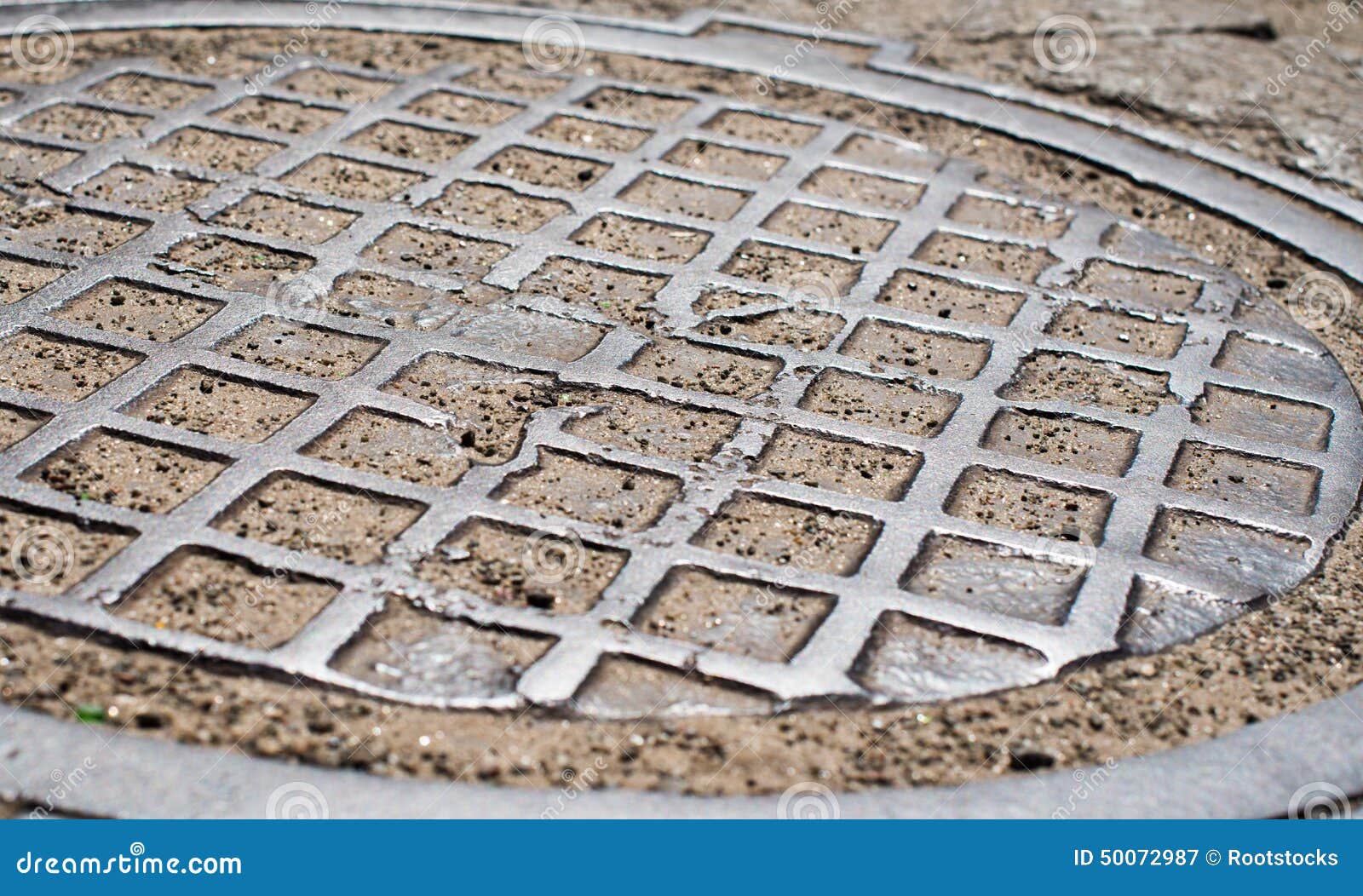 Metal Manhole Cover Royalty-Free Stock Photography | CartoonDealer.com ...
