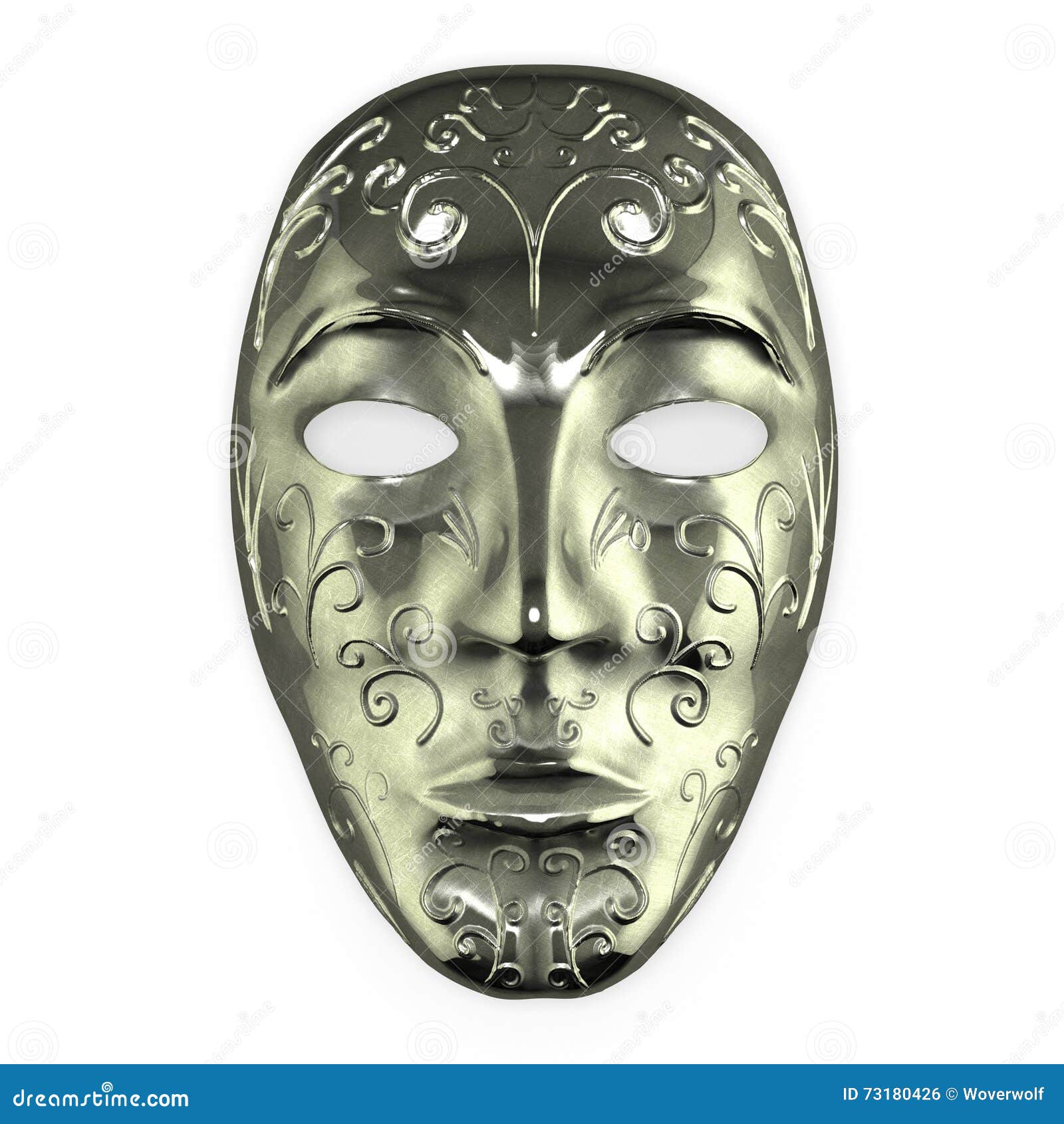 Metal mask stock illustration. Illustration of theater - 73180426