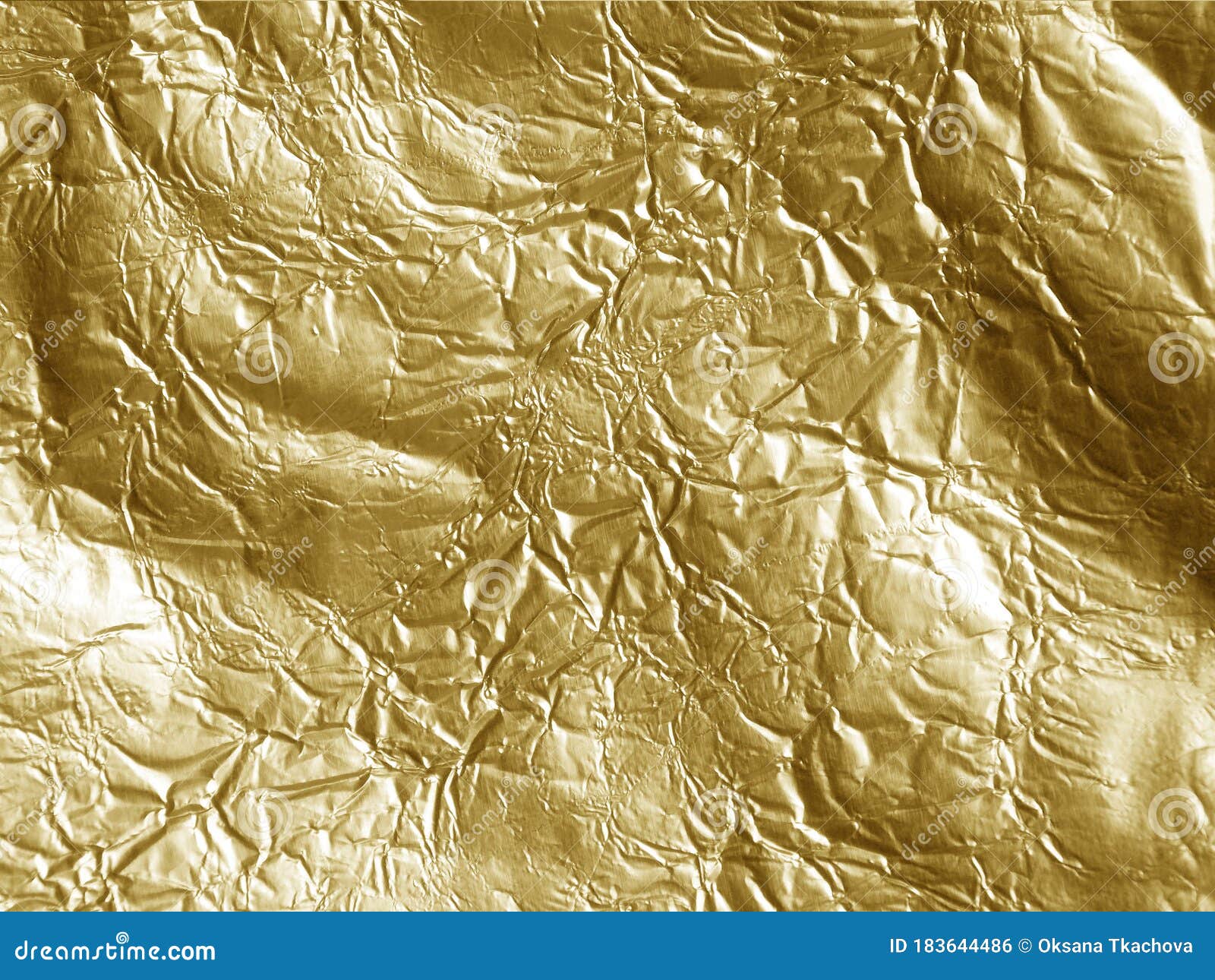 Metal Matte Crumpled Gold Foil Texture Background Stock Photography ...