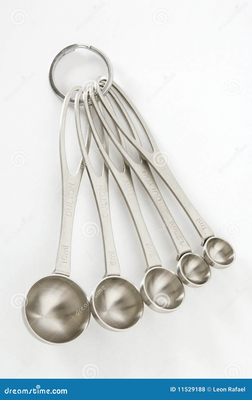 Metal Measuring Spoons stock photo. Image of measuring - 11529188