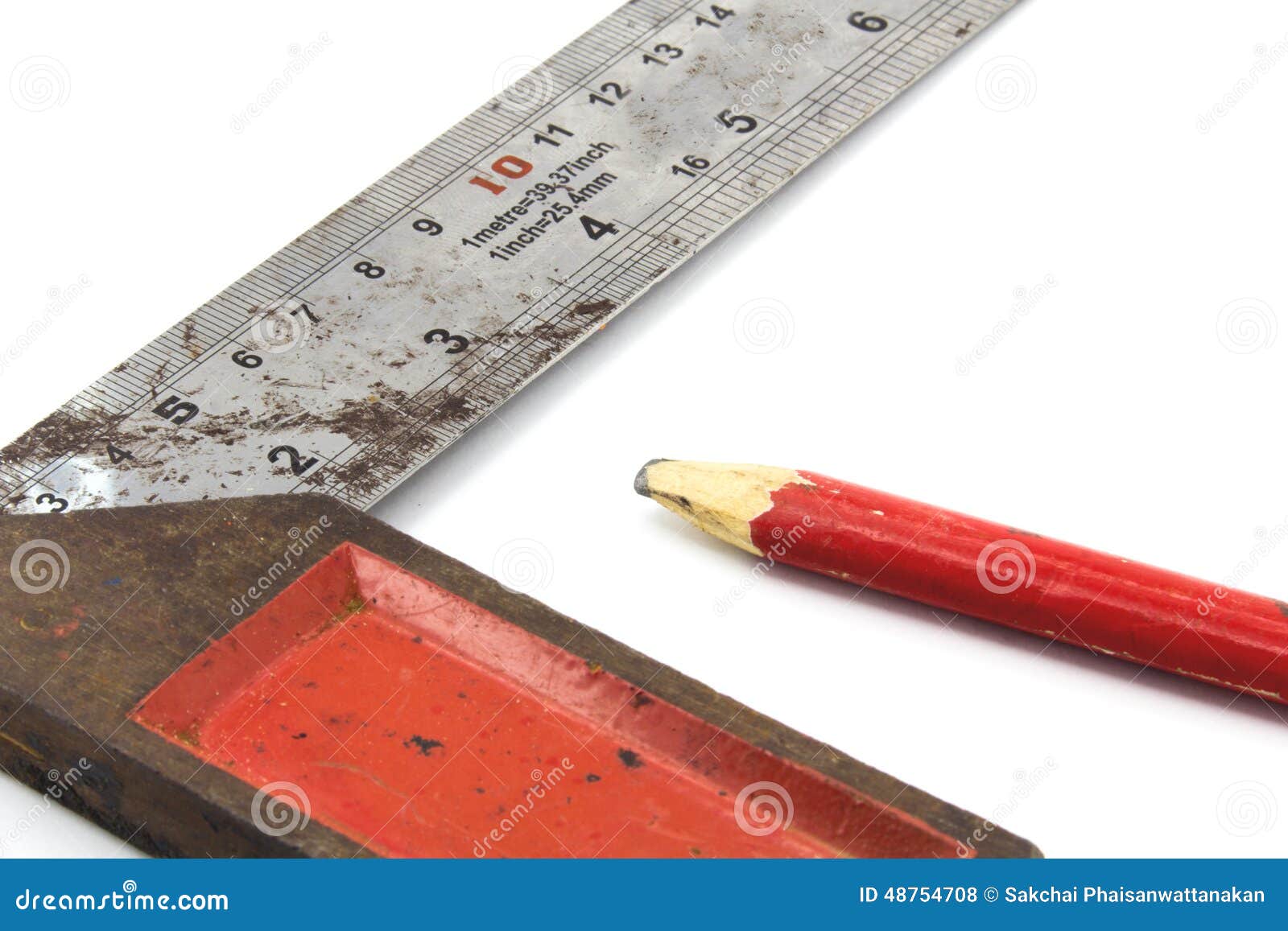 Metal Measuring Ruler Stock Image | CartoonDealer.com #139167163