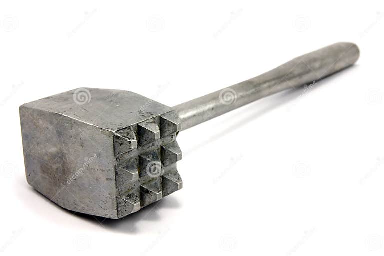 Metal meat hammer stock photo. Image of stainless, domestic - 17106108