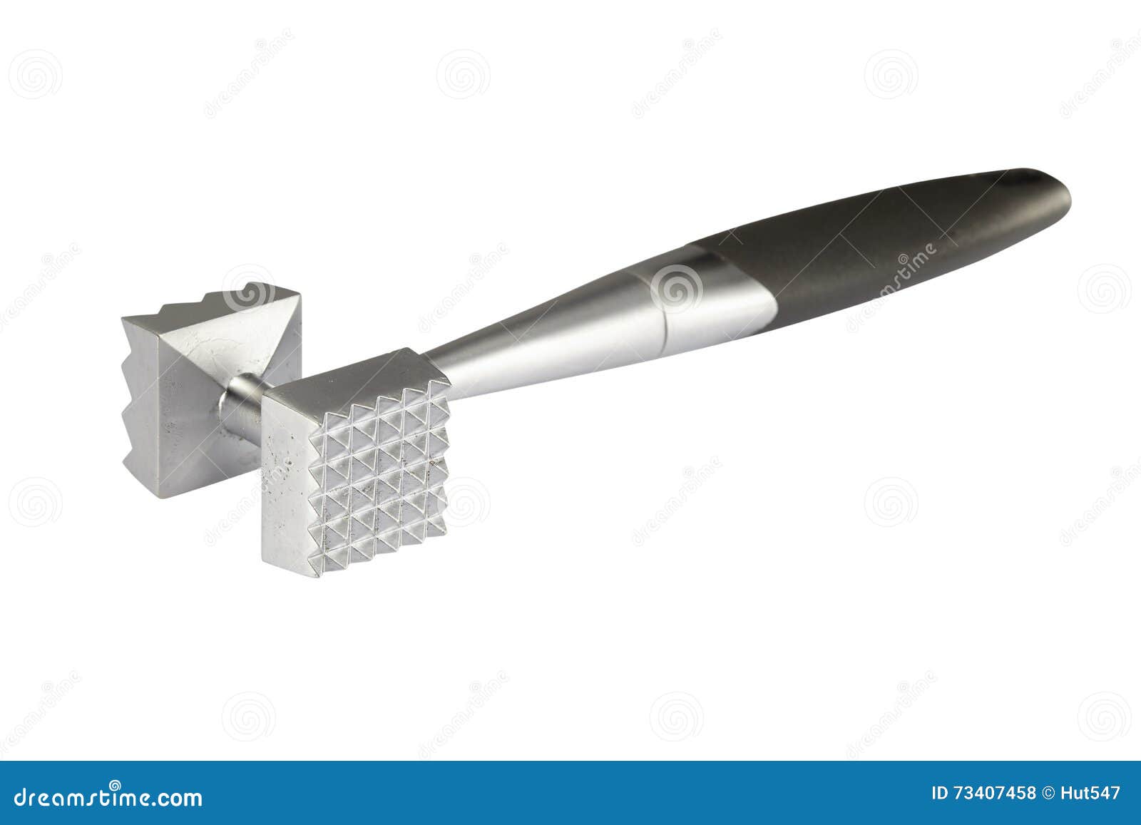 Metal Meat Hammer Isolated on White Background Stock Photo - Image of ...