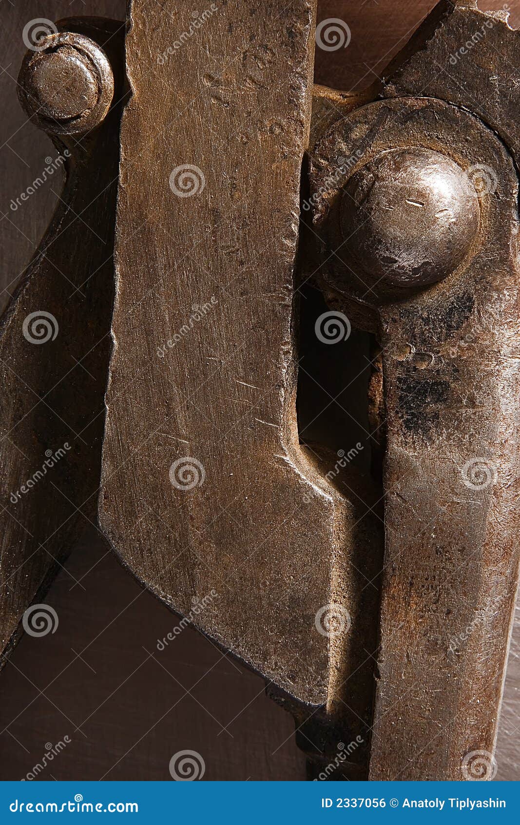 The metal mechanism stock photo. Image of sheet, iron - 2337056