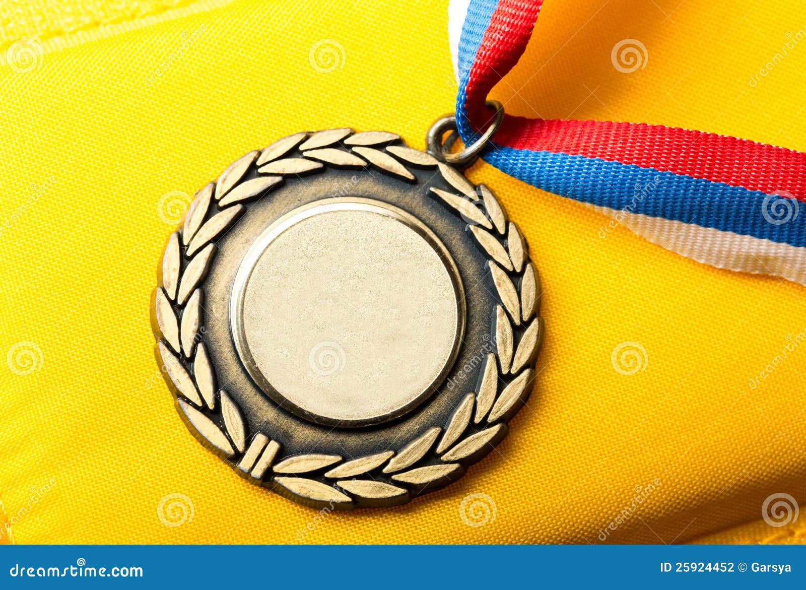 Metal medal stock photo. Image of medal, honor, ribbon - 25924452