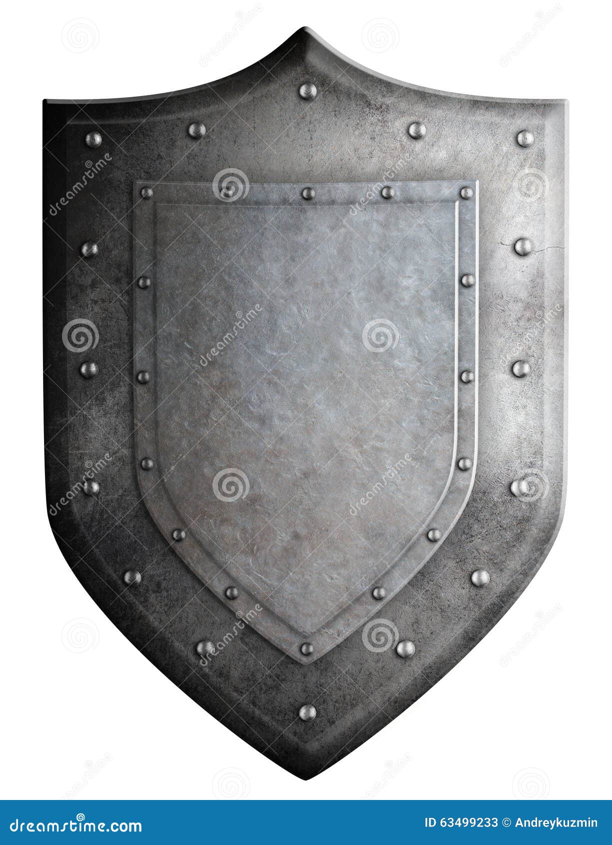 Metal Medieval Shield or Crest Isolated Stock Image - Image of coat ...