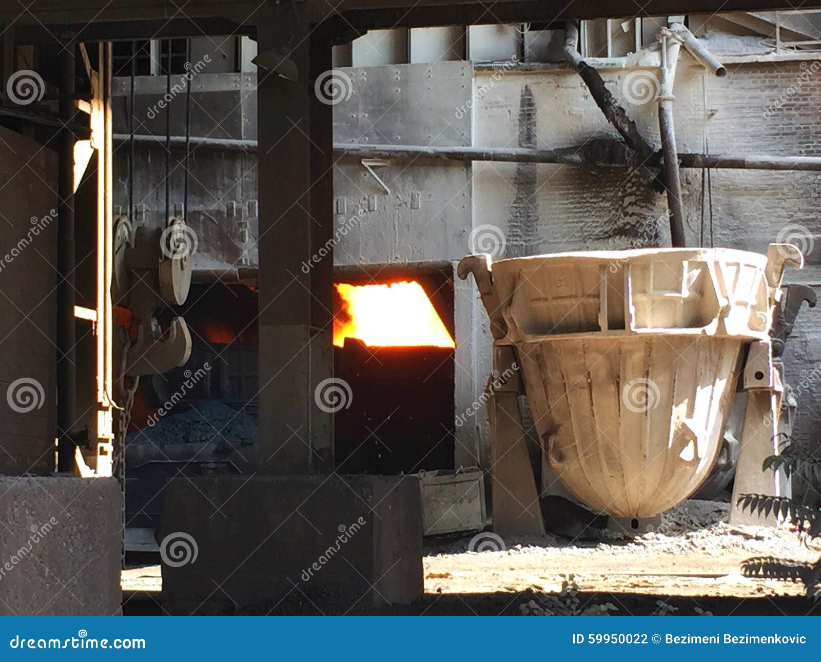 Metal melting industries stock photo. Image of furnace - 59950022