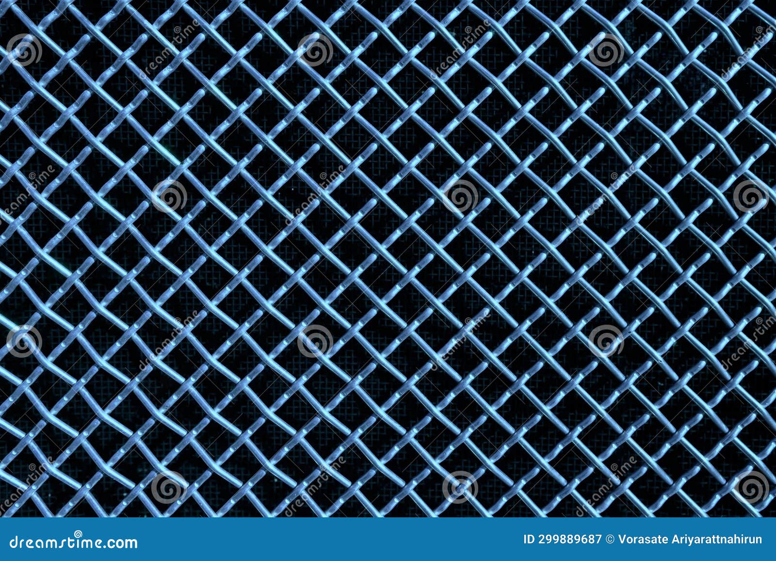 Metal Mesh or Aluminum Grid on Black Background Stock Image - Image of ...