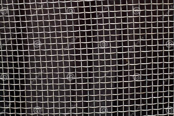 Metal mesh grid pattern. stock photo. Image of hole - 117793728