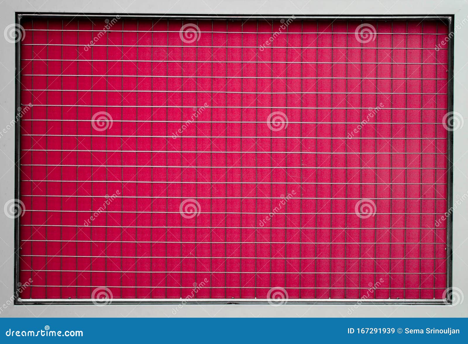 Metal Mesh in Picture Frame. Stock Image - Image of shape, texture ...