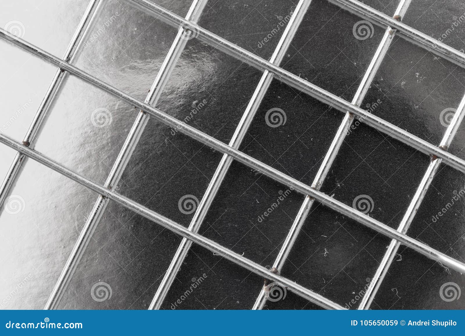 Metal Mesh on a Silver Background Stock Image - Image of surface ...