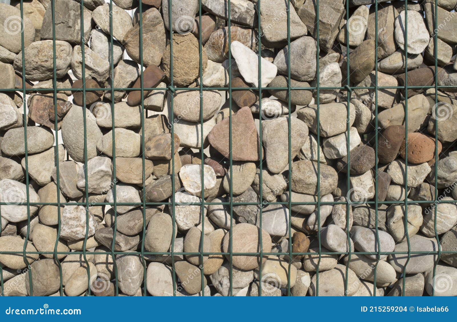 Metal Mesh with Stones Close Stock Photo - Image of gabion, close ...