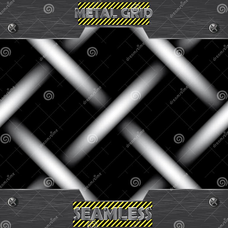 Metal Mesh Texture Seamless Pattern Vector Stock Vector - Illustration ...